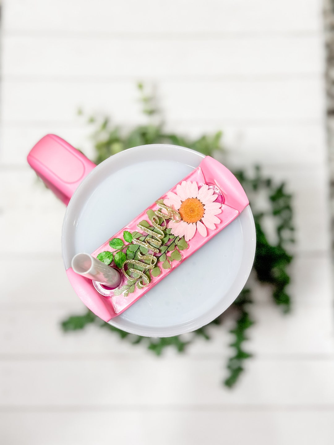 Stanley Cup Topper - Wildflowers With Name - Etsy