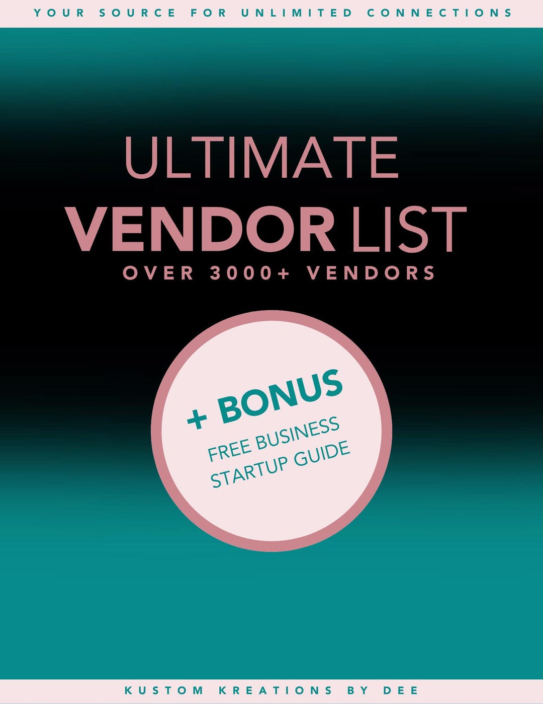 The Ultimate Vendor List + Free Business Startup Guide (digital ...
