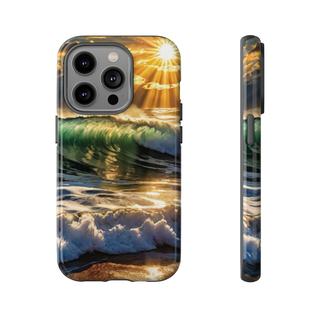 Beach Phone Case, Original Custom Beach Artwork iPhone Case, Summer ...