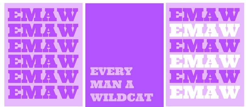 Kansas State EMAW Print Bundle - Etsy