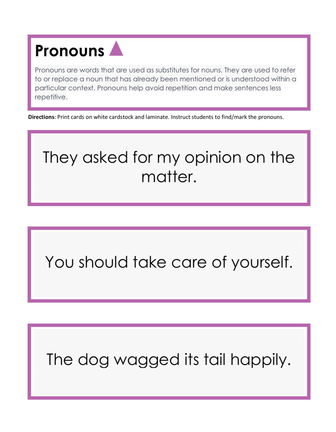 Montessori Sentence Strips for Grammar Symbols Analysis - Etsy