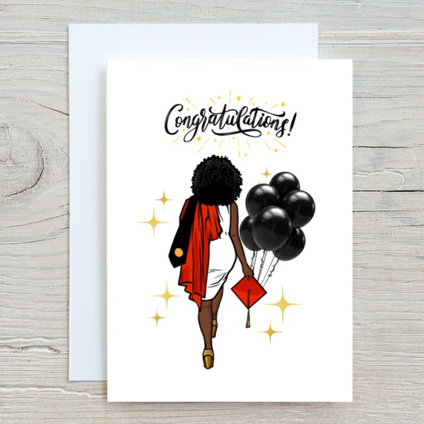 Black Girl Graduate Png - Etsy