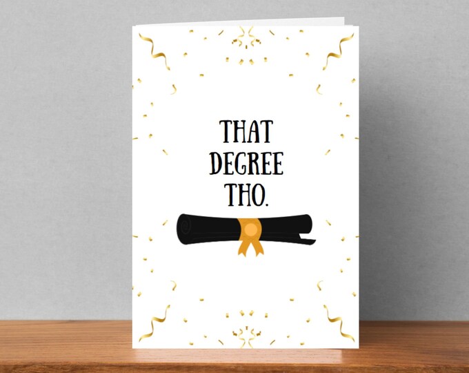 Graduating College Greeting Card, College Graduate Card, Graduating ...