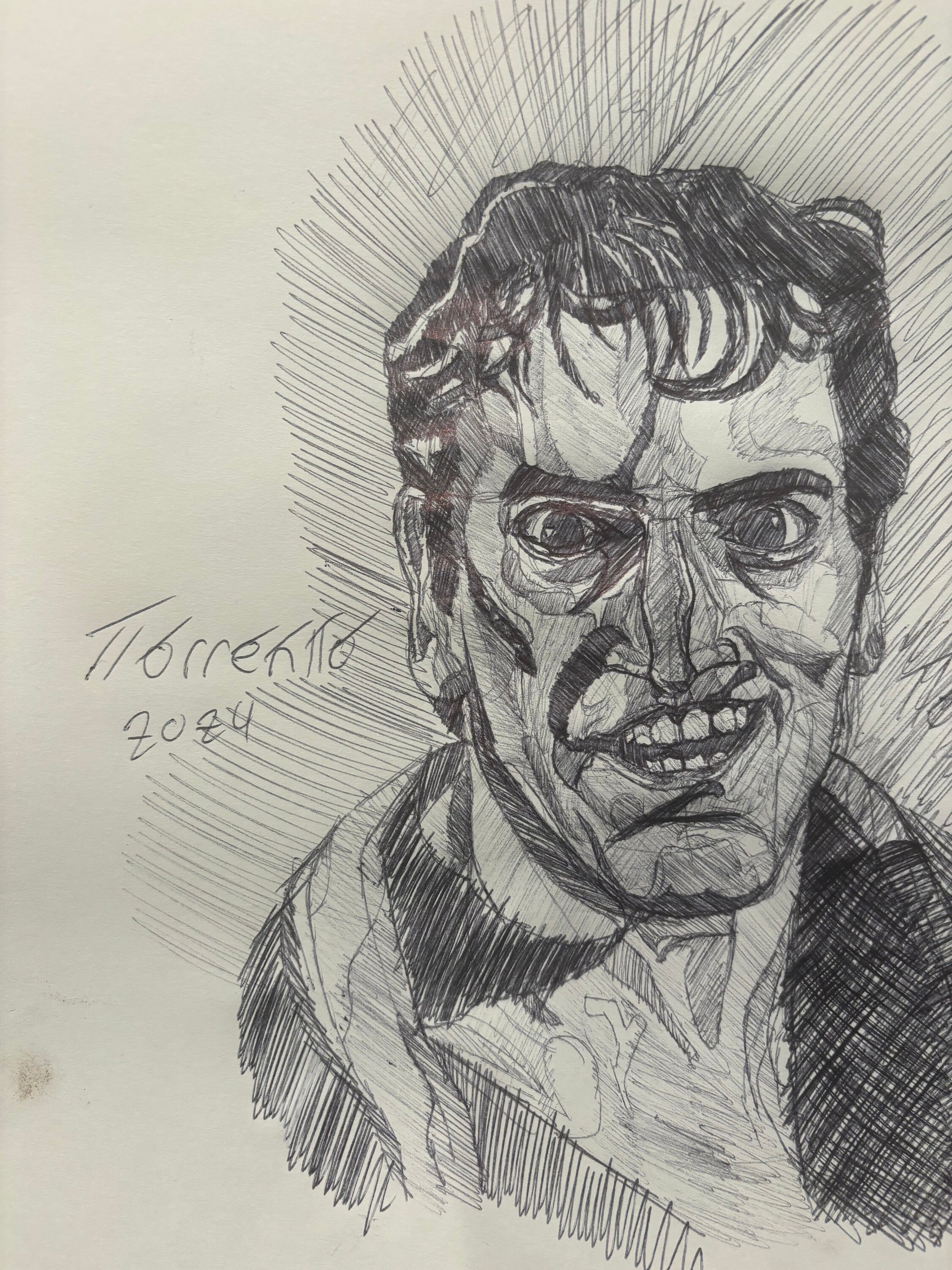 Custom Ballpoint Pen Portrait - Etsy