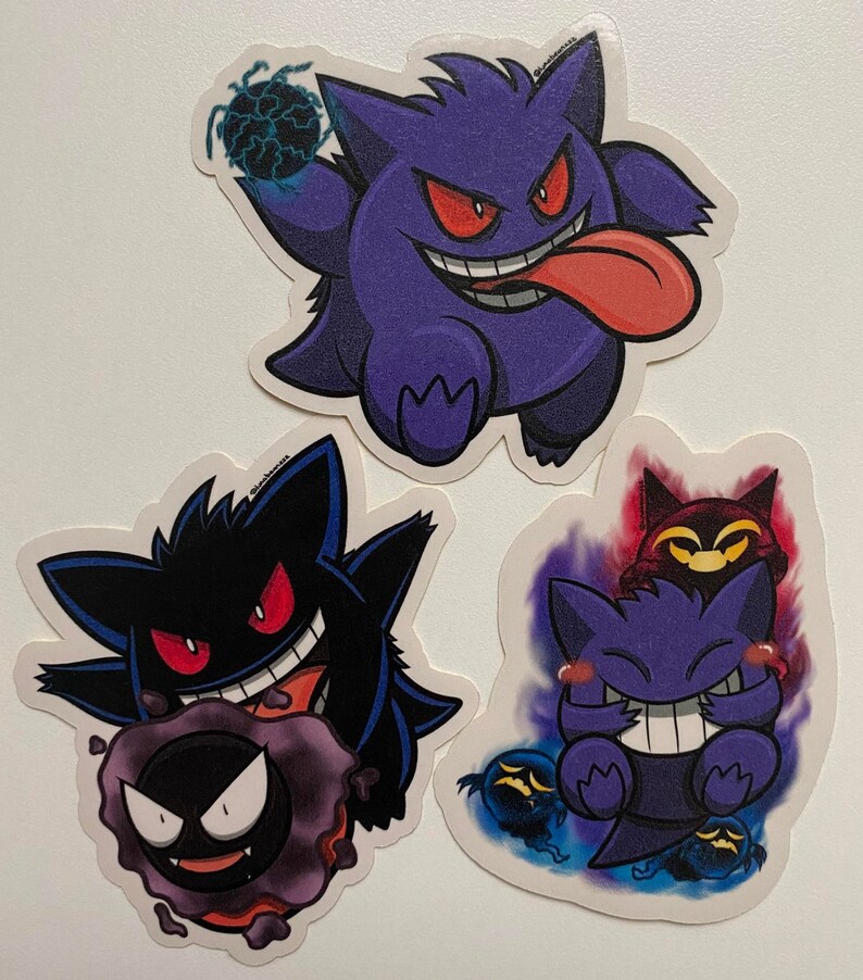 Cute Pokemon Stickers, Pokemon Sticker Pack, Glossy Finish, Waterproof ...