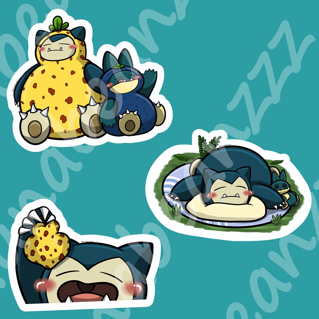 Cute Pokemon Stickers Vinyl Decal Pokemon Sticker Pack - Etsy