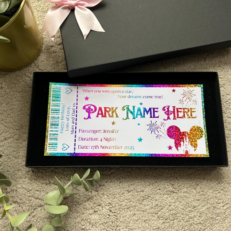 Fake Disneyworld Ticket - Etsy