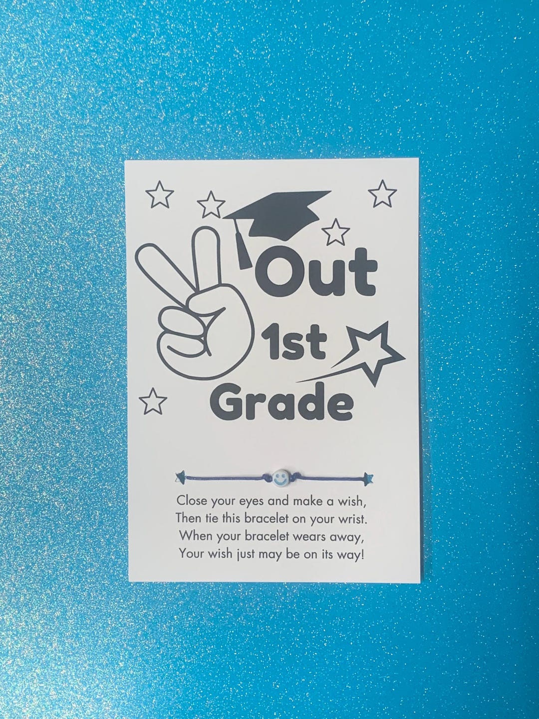 1st GRADE END of SCHOOL, Peace Out 1st Grade, Graduation Card, Peace ...