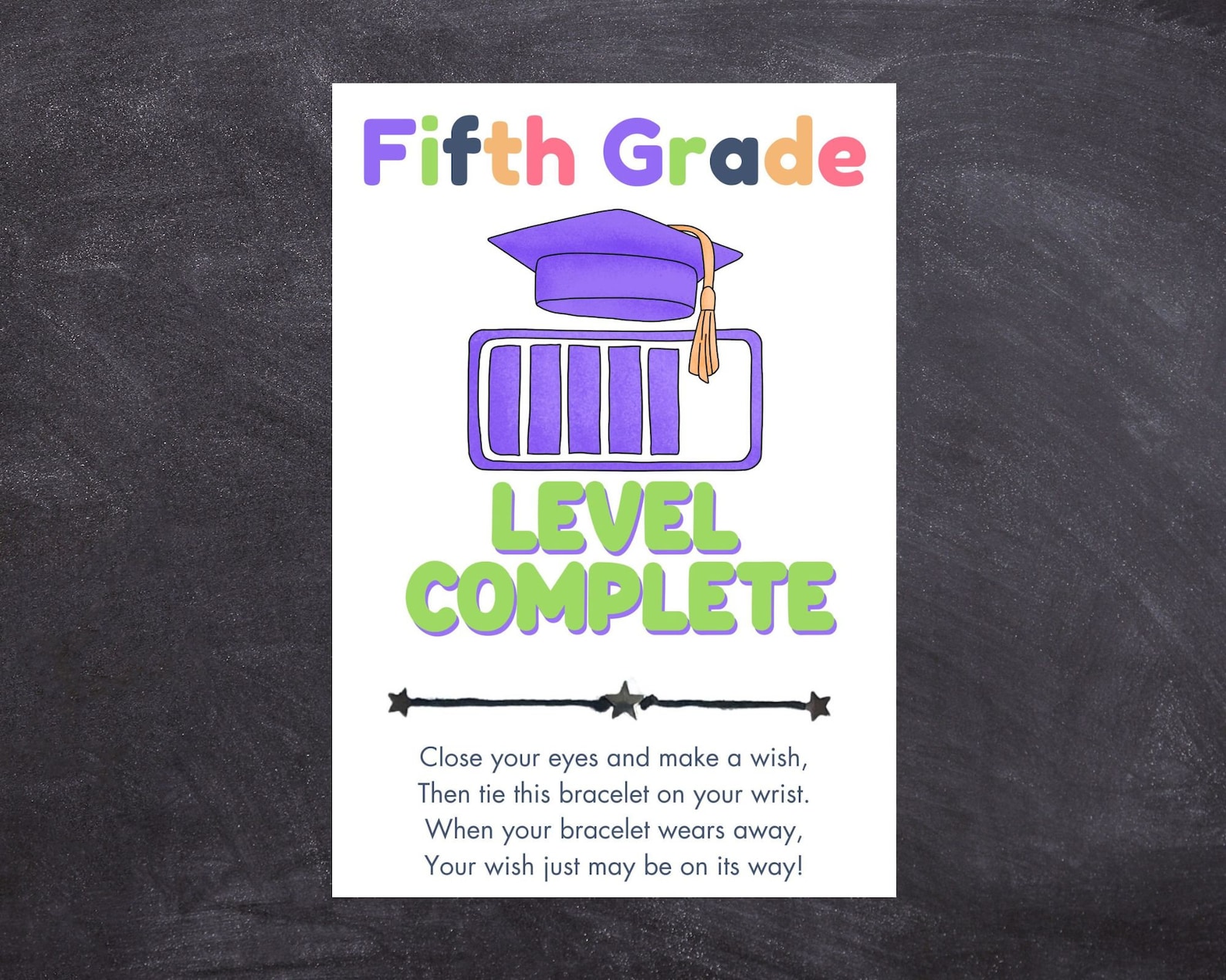 5TH GRADE PROMOTION Graduation Gift, 5th Grade Graduation, Fifth Grade ...