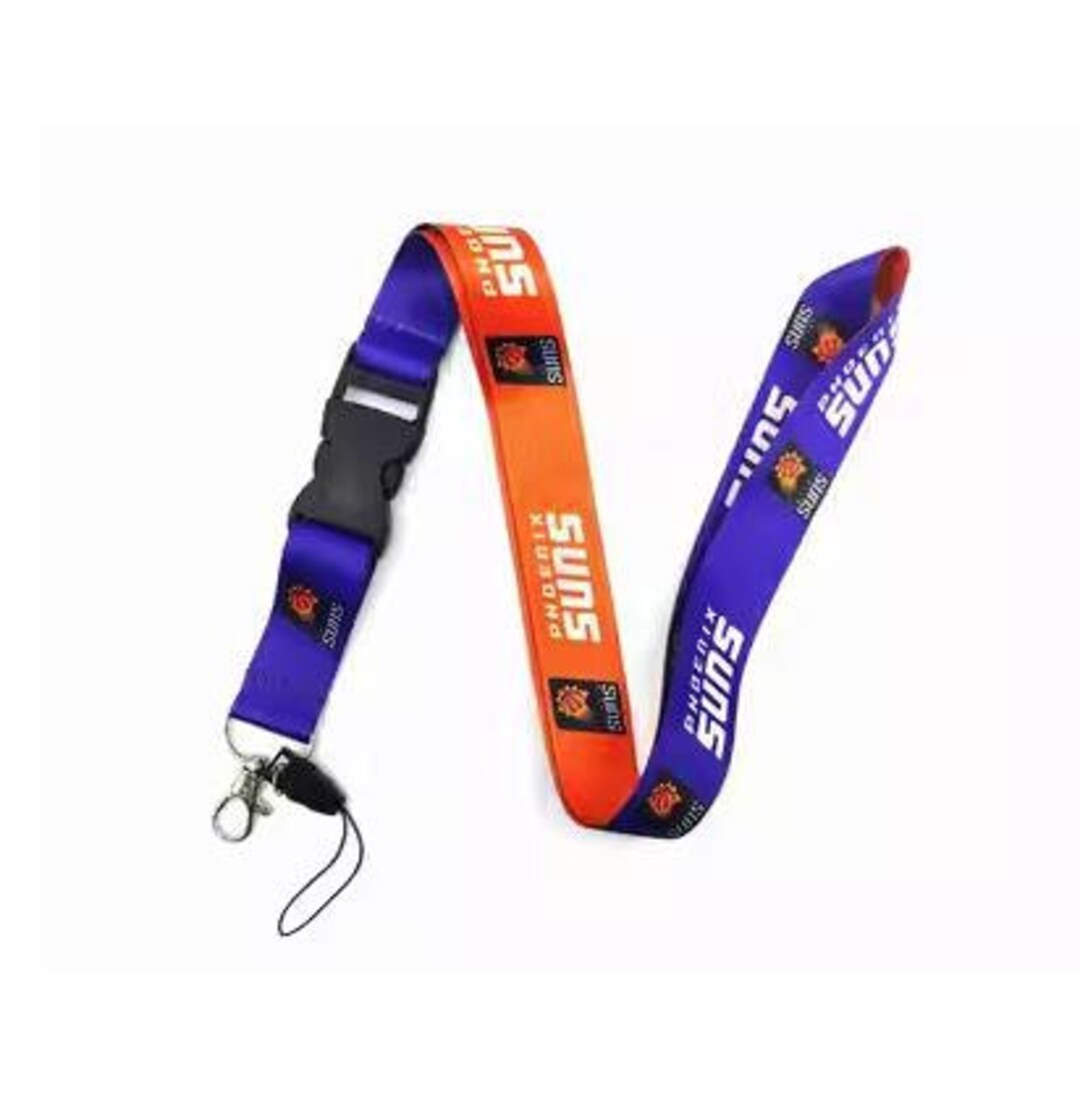 Phoenix Suns NBA Basketball Team Keychain Lanyard Key Ring Detachable ...