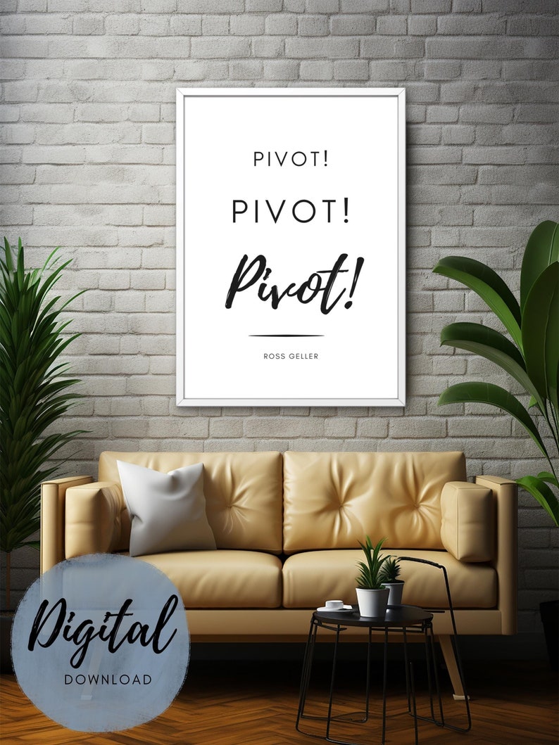 Pivot! Friends Digital Art - Etsy