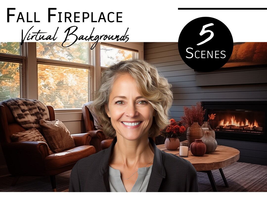 Zoom Background 5 Pack Great for Work From Home Virtual Background Zoom ...