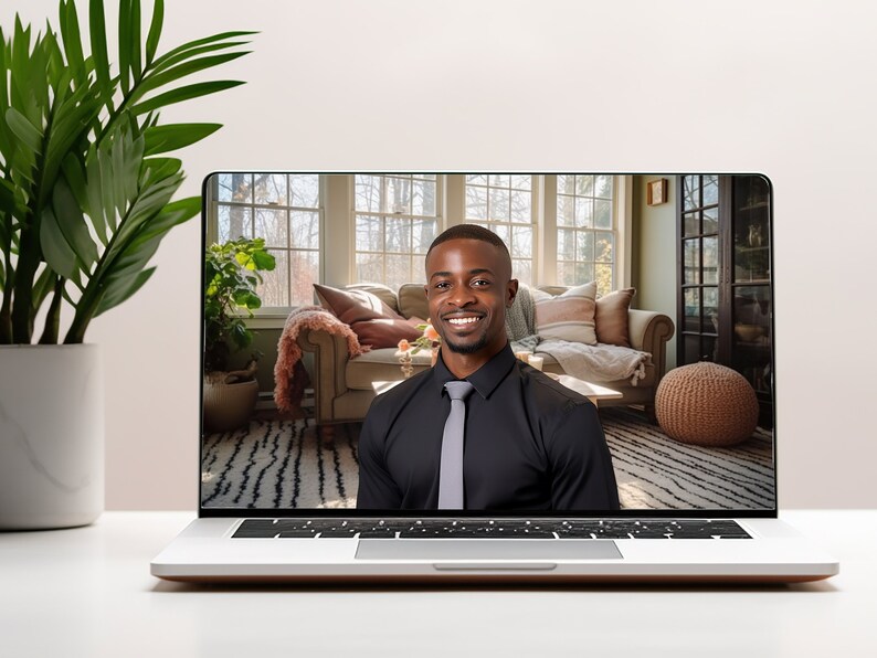 Zoom Background 5 Pack Great for Work From Home Virtual Background Zoom ...