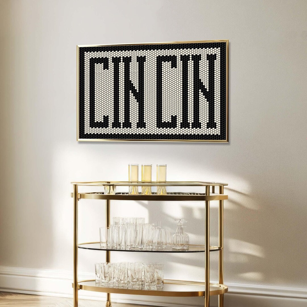 CIN CIN Art for Dining Room and Home Bar Cart Decor Italian Restaurant ...