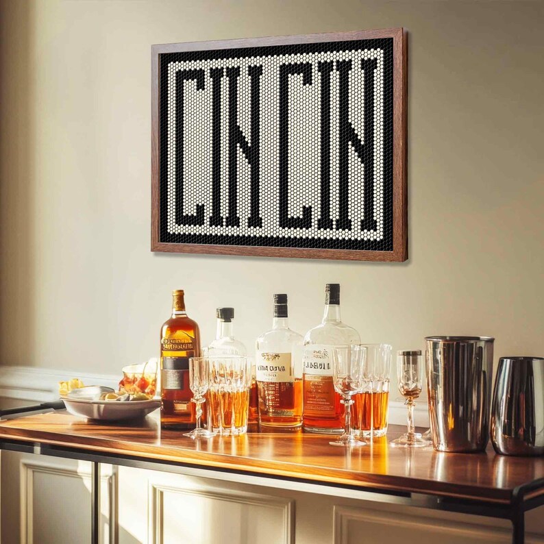CIN CIN Art for Dining Room and Home Bar Cart Decor Italian Restaurant ...