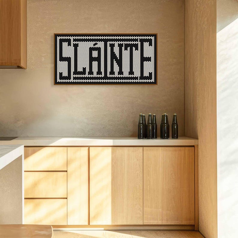 SLAINTE Sign, Celtic Irish Cheers Toast to Good Health, Ireland ...