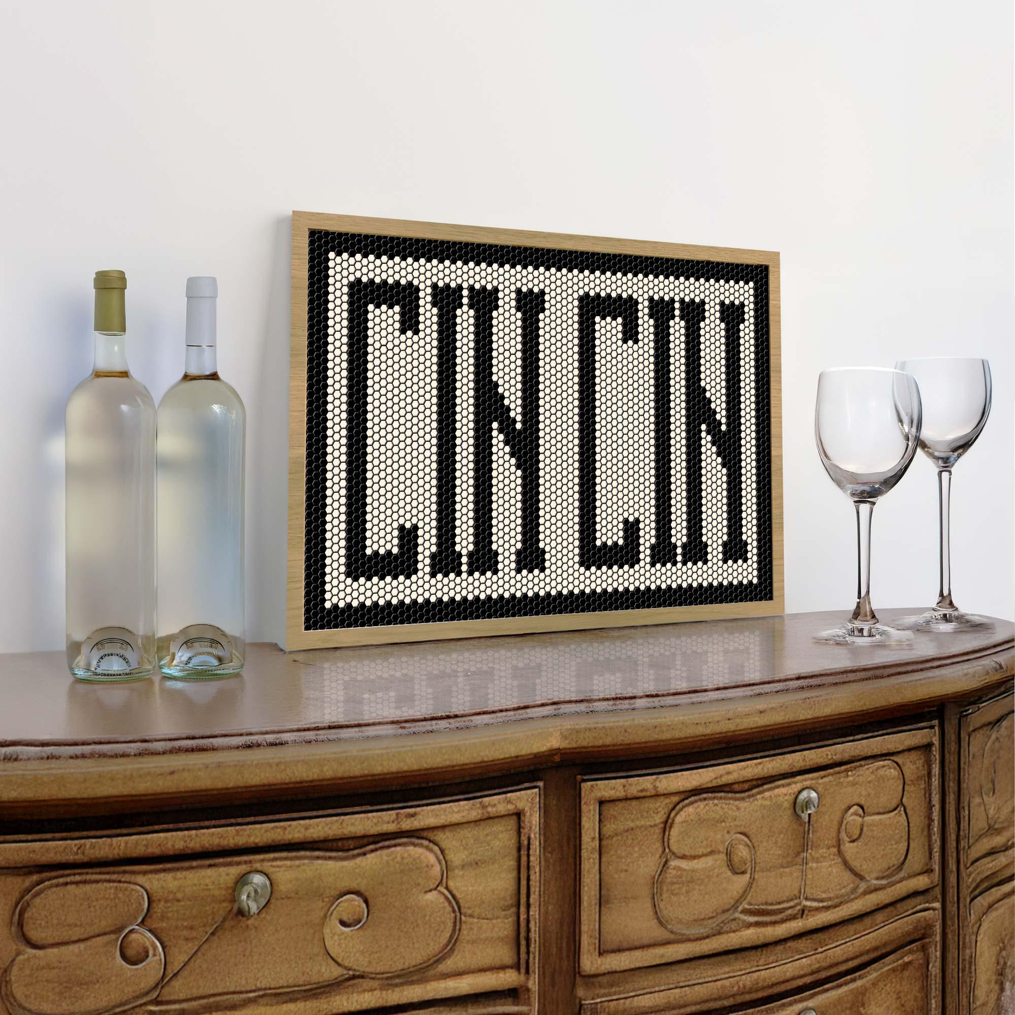 CIN CIN Art for Dining Room and Home Bar Cart Decor Italian Restaurant ...