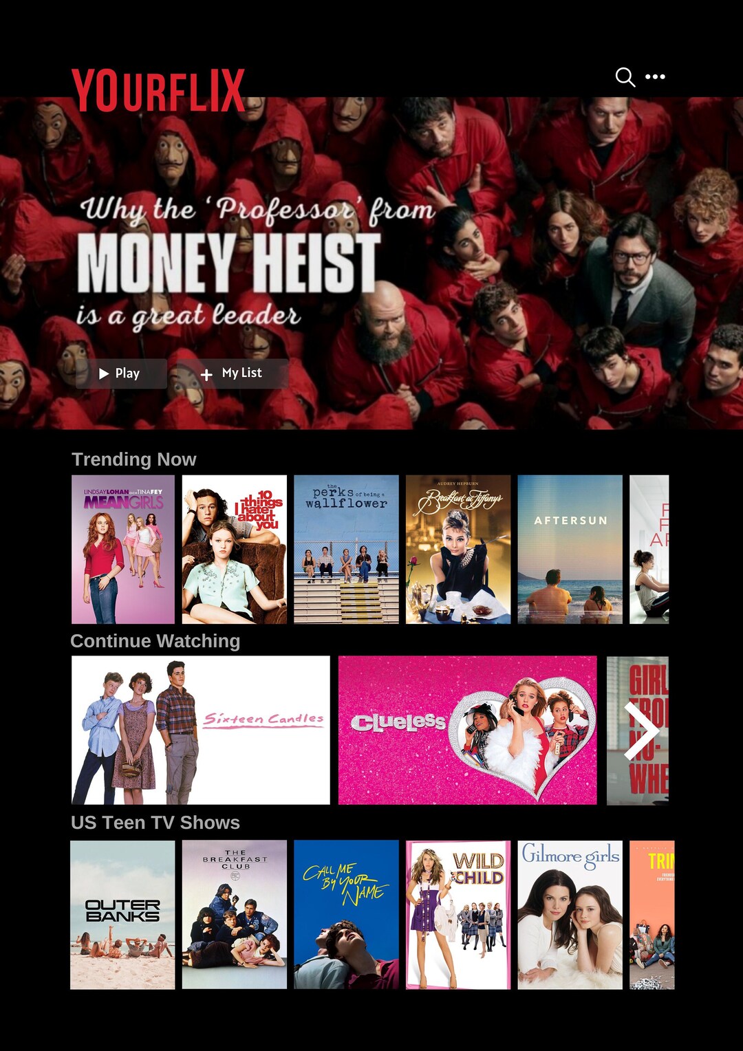 Editable Canva Flix Template | Custom Canva Movie Poster Template ...