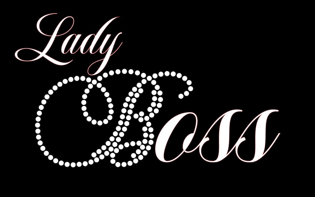 Lady Boss HTV Rhinestone Layered T-shirt Design With Bonus Rhinestone ...
