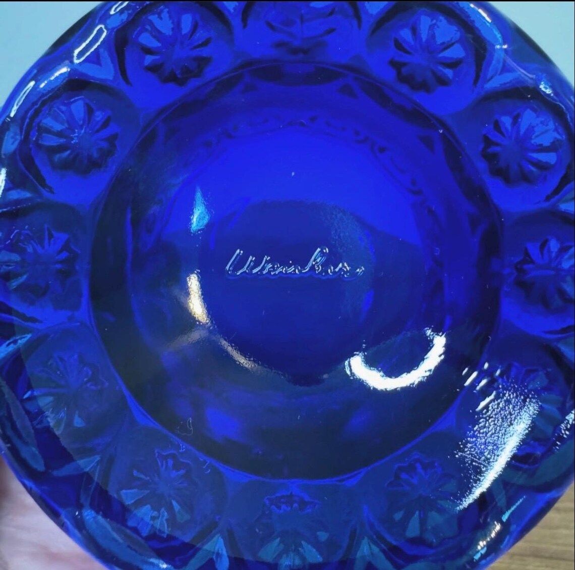 Weishar Moon & Star Small Cobalt Candy Dish Cobalt - Etsy