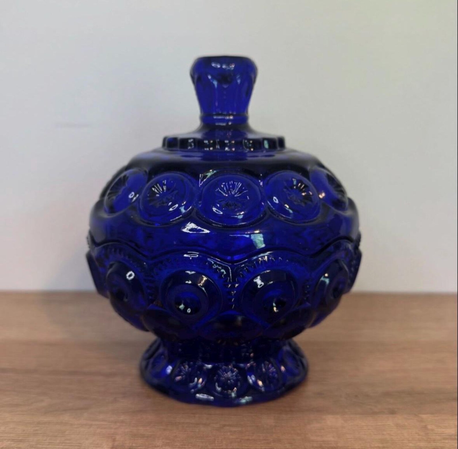 Weishar Moon & Star Small Cobalt Candy Dish Cobalt - Etsy
