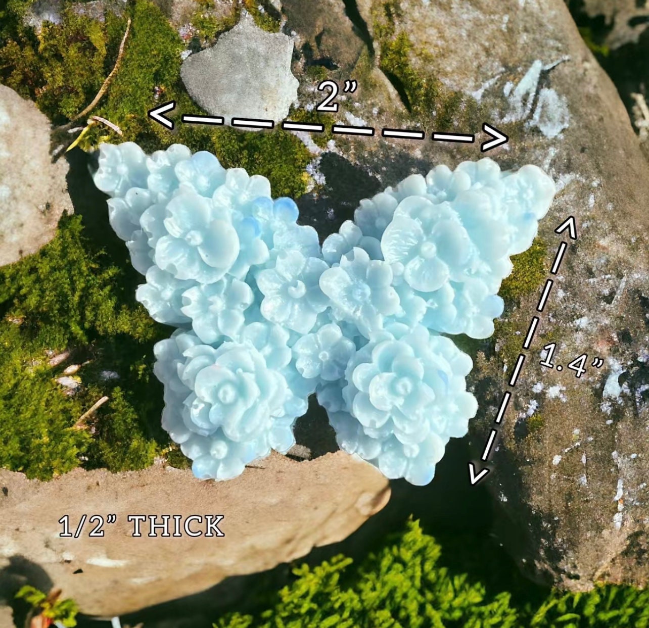 Butterfly Flower Wax Melts Set of 6 Butterfly Wax Melts Soy Wax Melt ...