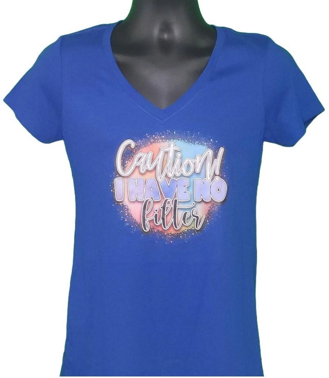 Caution I Have No Filter Graphic T-shirt Men Sarcastic T-shirt No ...