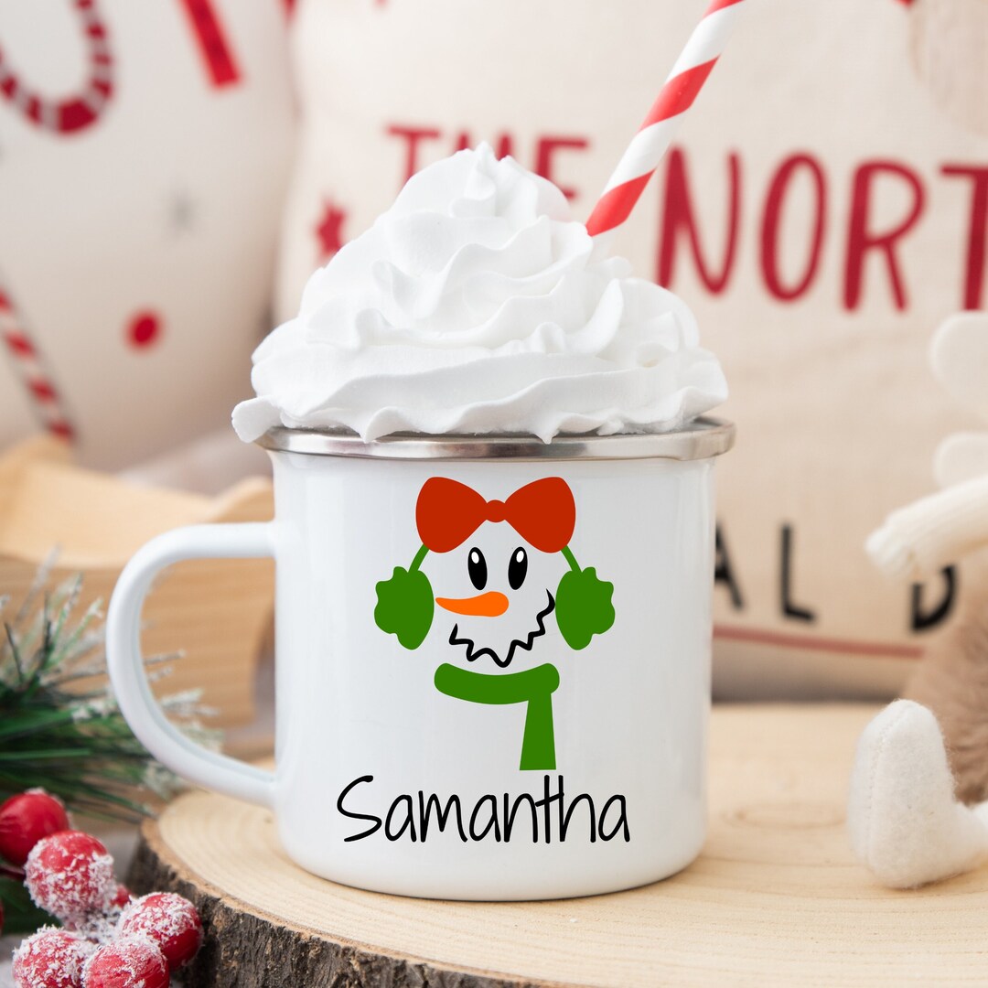 Personalized Hot Chocolate Mug for Kids Winter Mug Kids Mug - Etsy