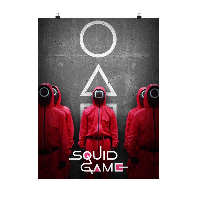 Squids Game Poster - Etsy