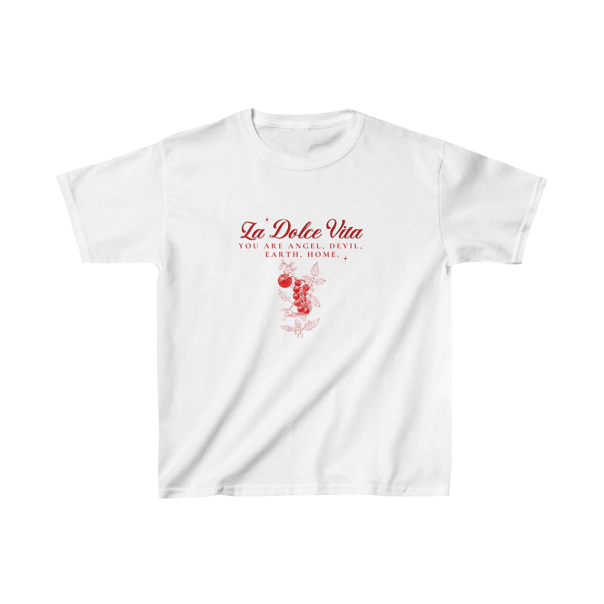 La Dolce Vita Baby Tee, Italy Shirt, Tomato Girl Summer Shirt, Ciao ...