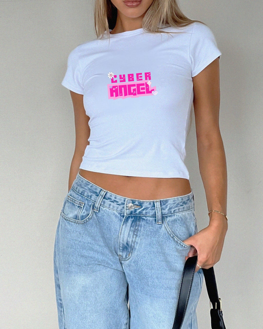 Cybercore Shirt, Cyber Y2k, Cybercore Baby Tee, Y2k Clothes, Cyber ...