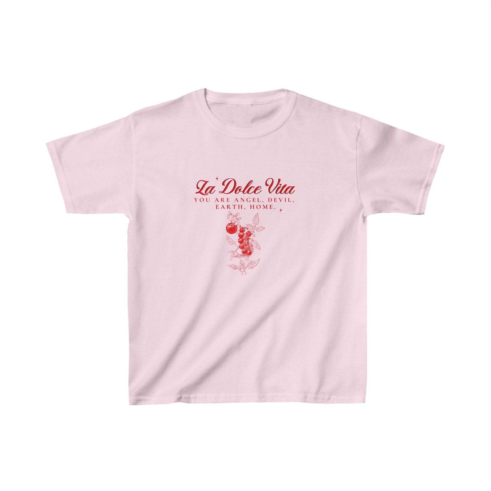 La Dolce Vita Baby Tee, Italy Shirt, Tomato Girl Summer Shirt, Ciao ...