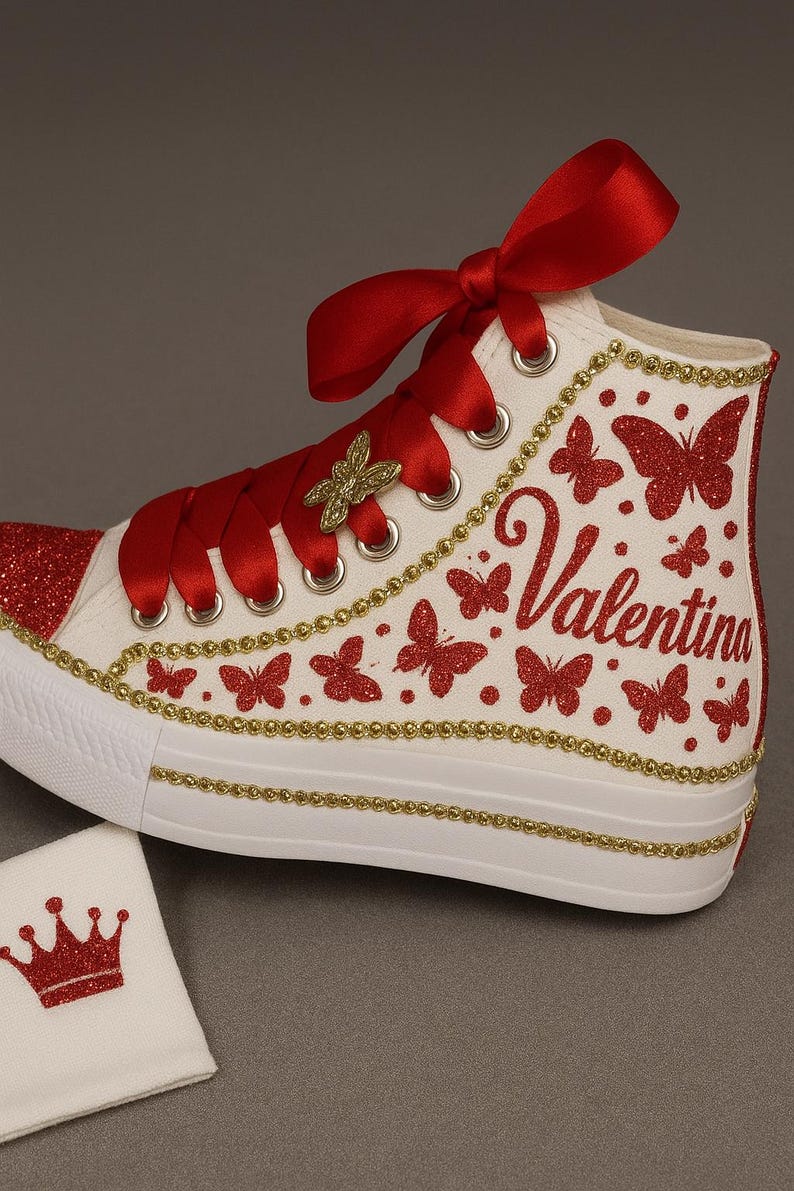 Quinceañera Sneakers | Fifteen Shoes | Perfect Gift for Mis 15 Shoes ...
