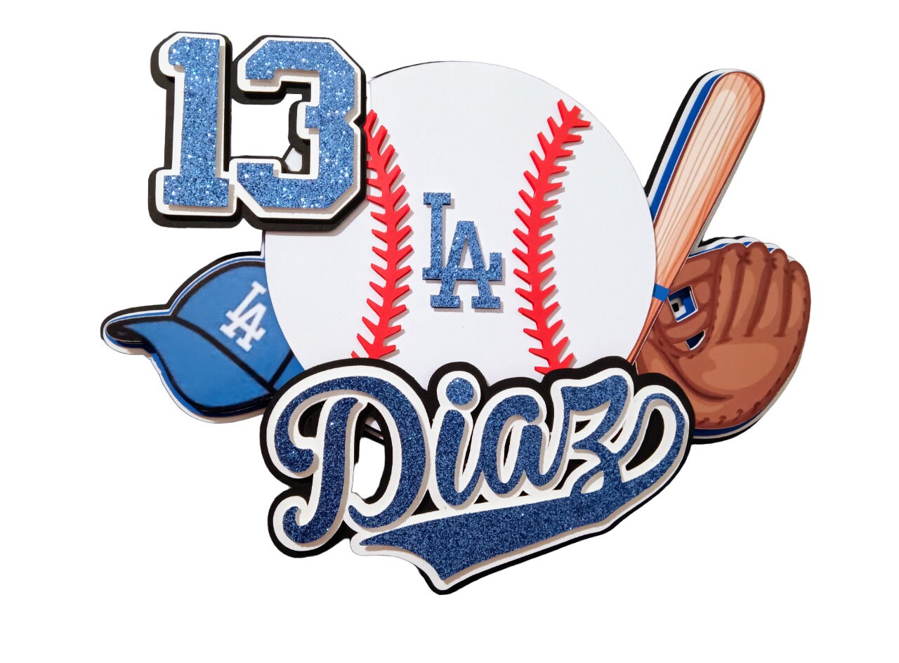 3D Cake Topper, Shaker Cake Topper, Baseball Cake Topper, Sport Cake ...