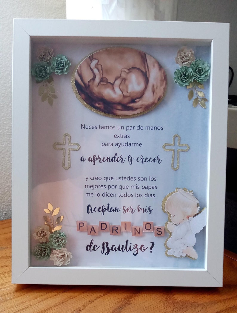 Baptism Proposal Shadow Box - Etsy