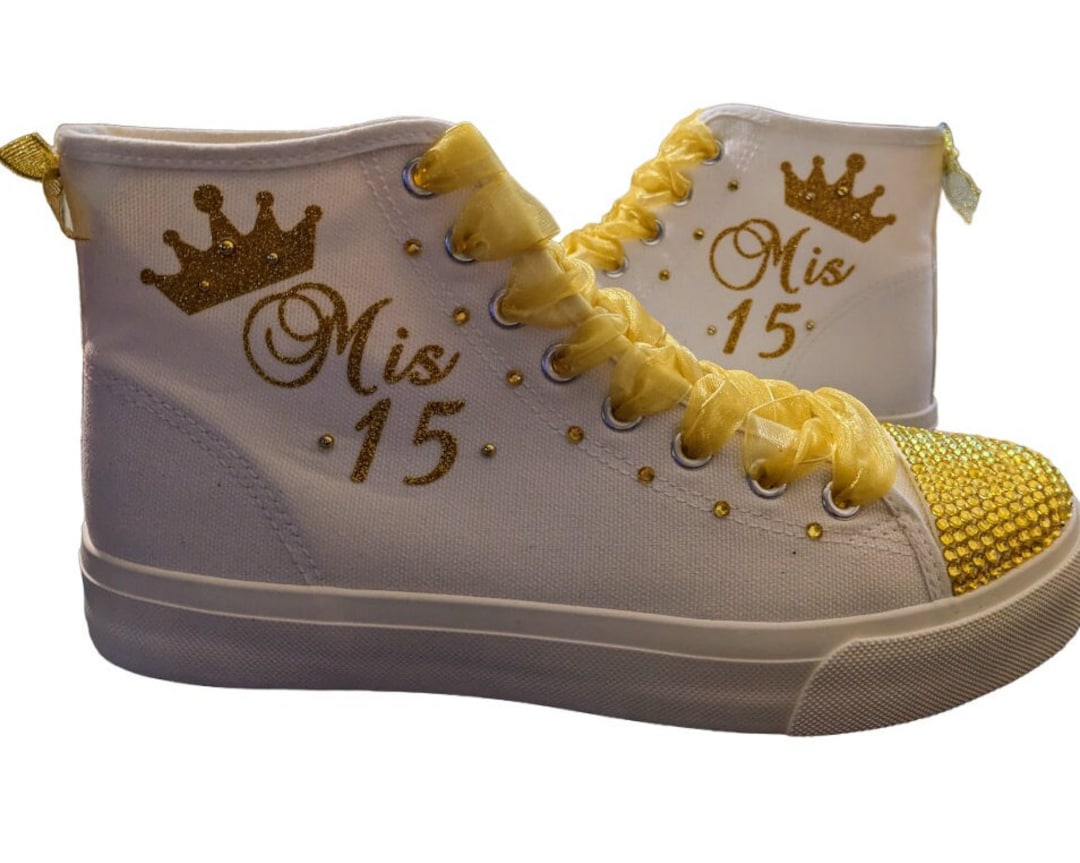 Quinceañera Sneakers | Fifteen Shoes | Perfect Gift for Mis 15 Shoes ...