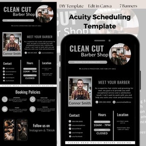 Acuity Scheduling Template for Barber Shop, Acuity Scheduling Template ...
