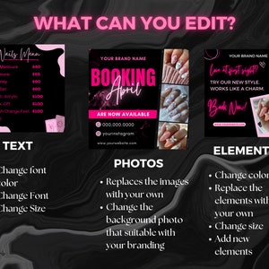 Acuity Scheduling Template, Nail Tech Booking Site, 50 Nail Tech ...