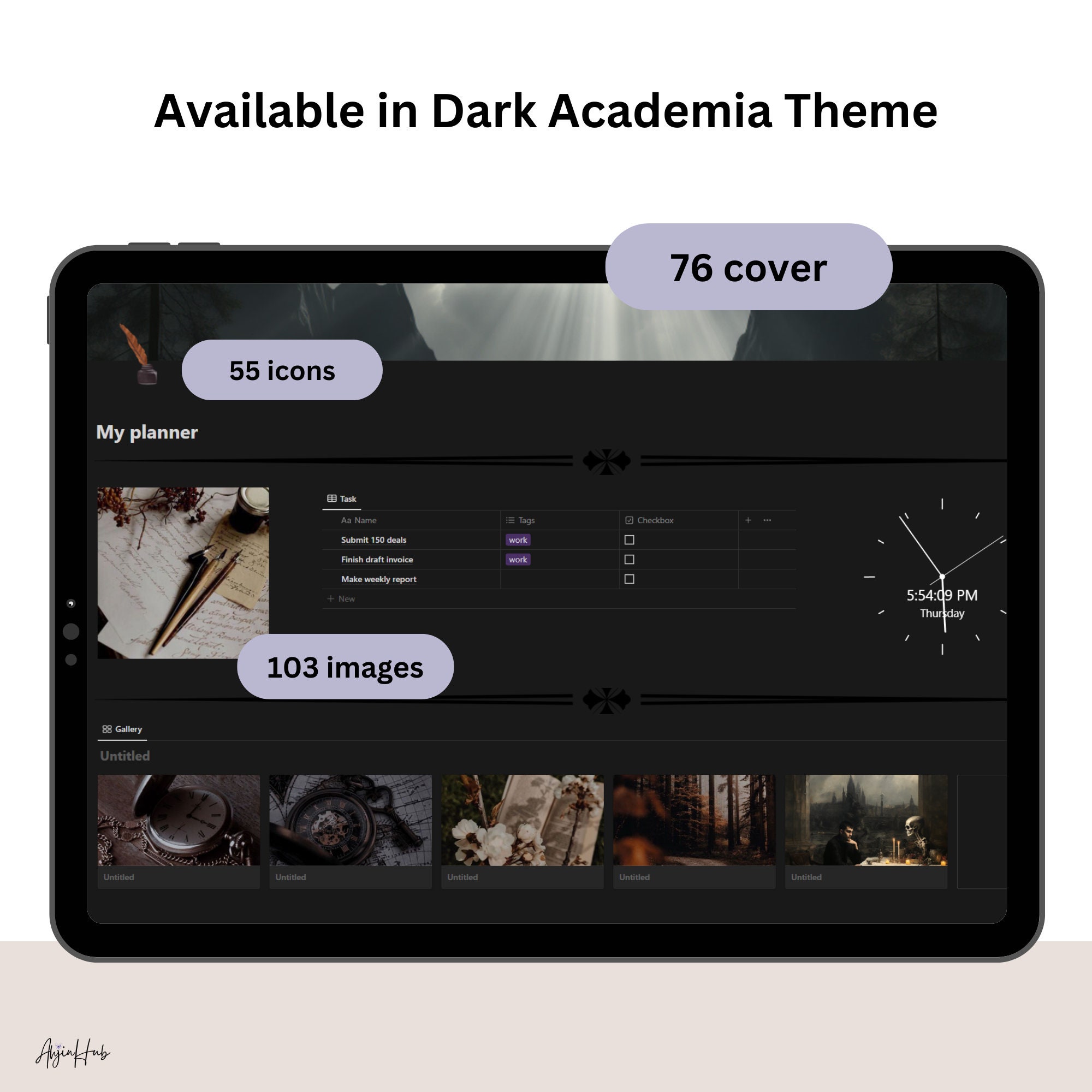 The Ultimate Pack Notion Covers Icon Dividers for Notion Template ...