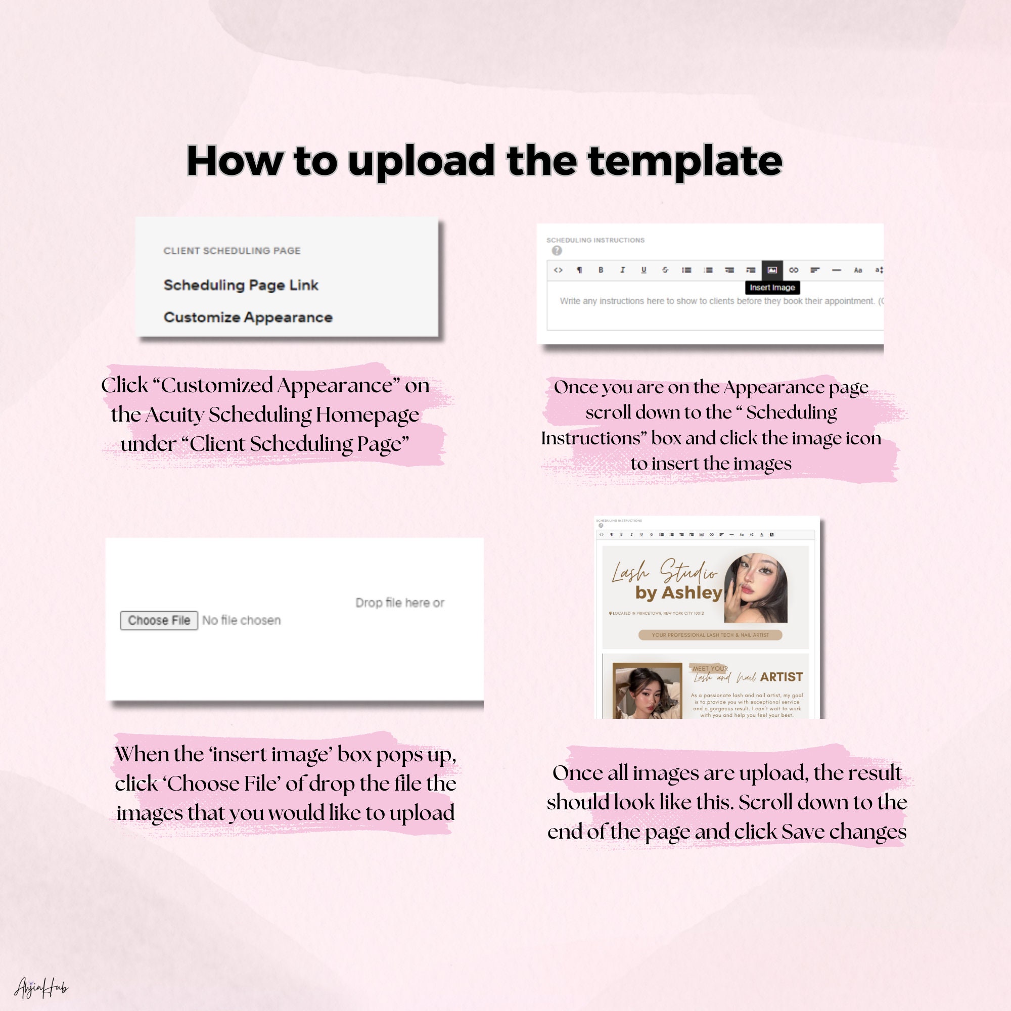 Lash Tech Acuity Scheduling Template, Lashes Booking Site, DIY Lash ...