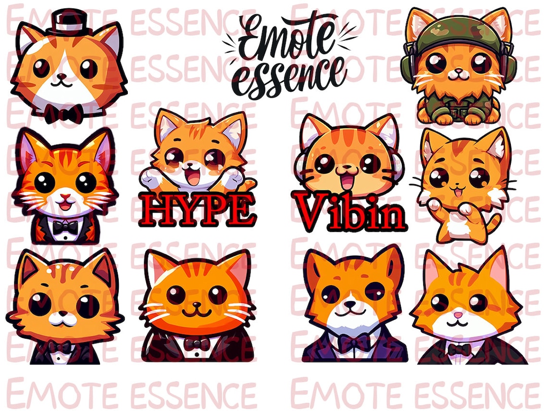 10 Purr-fectly Fancy & Brave - Cute Orange Cat in Tux and Military ...
