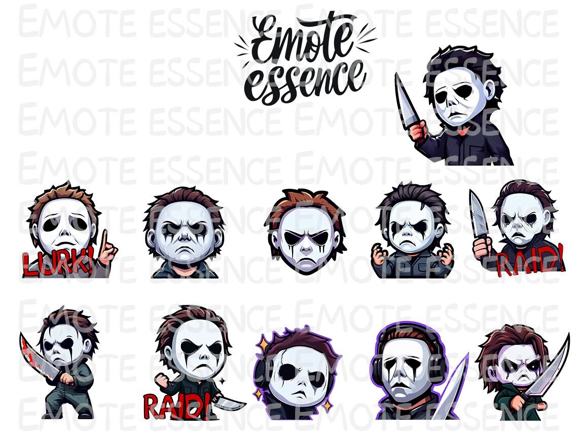 11 Michael Myers Twitch Emotes - Etsy