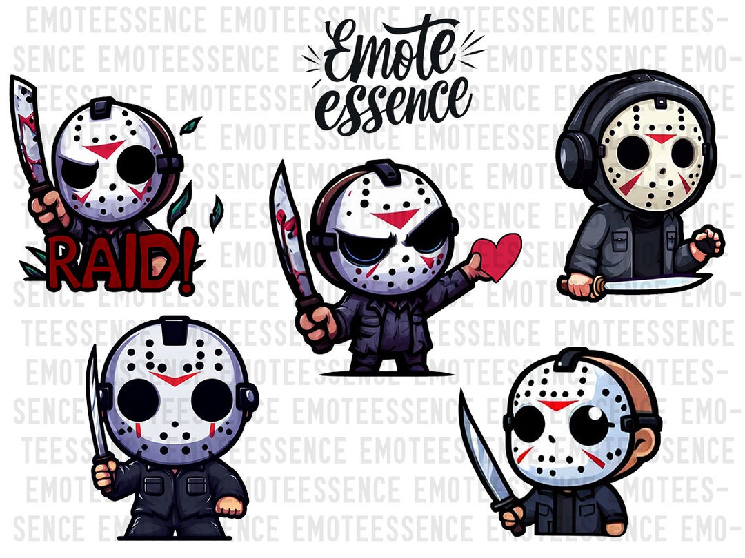 5 Jason Voorhees-inspired Twitch Emotes - Etsy
