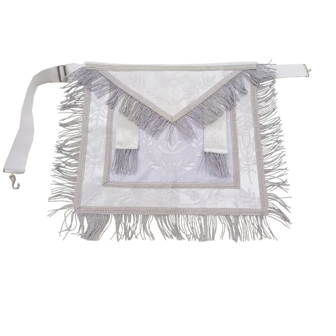 Masonic Regalia Past Master Full White Embroidered Masonic Dressed ...