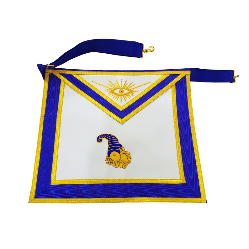 Masonic Regalia Blue Lodge Junior Steward Hand Embroidered Masonic ...