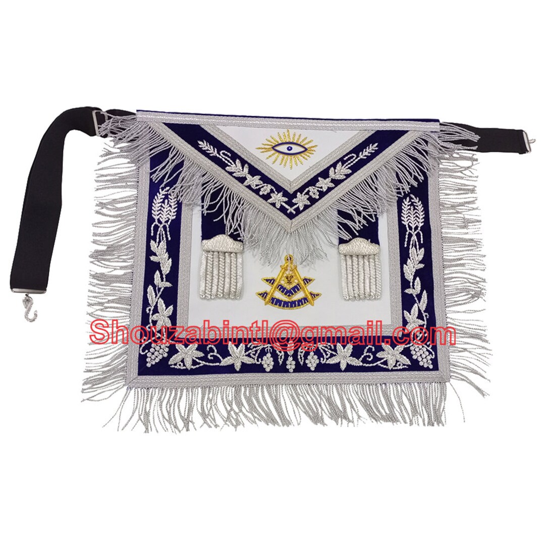 Masonic Regalia Past Master Full Dressed Full Hand Embroidered - Etsy