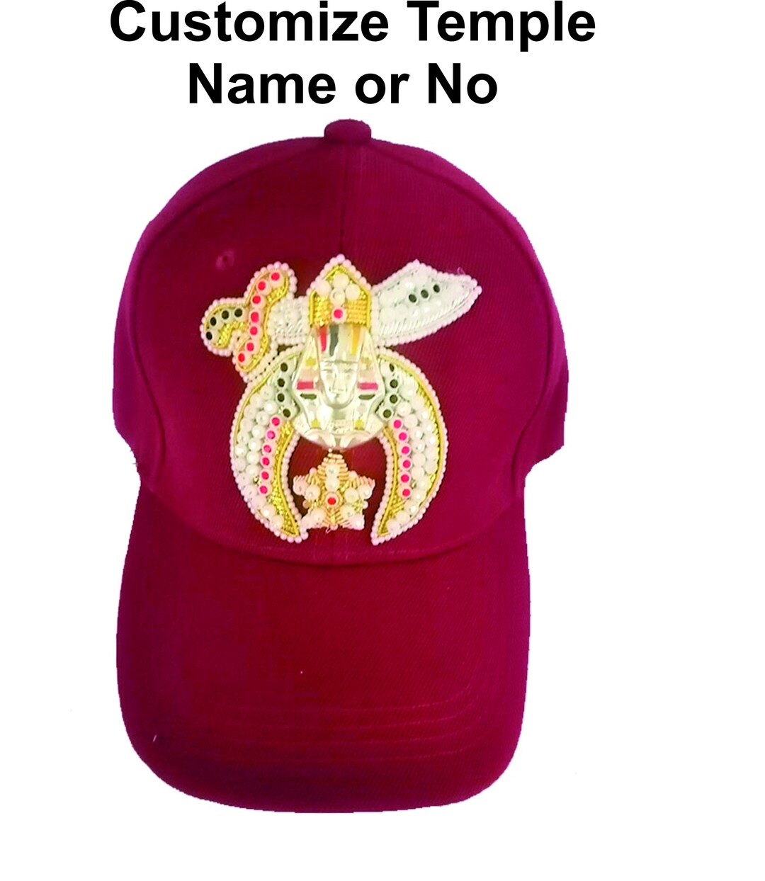Masonic Regalia Shriners Customize Pick Cap Hand Embroidered Works - Etsy