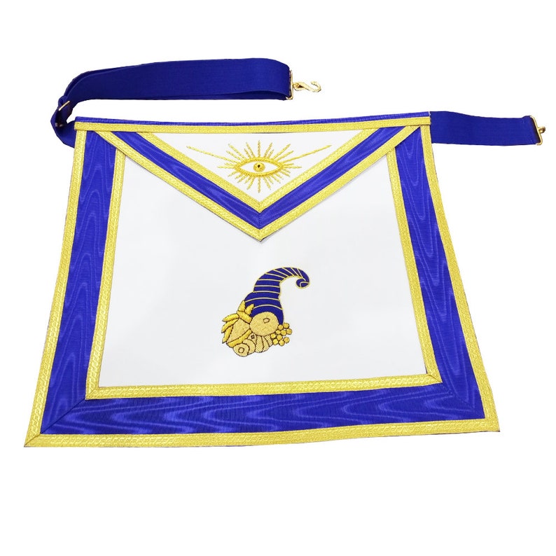 Masonic Regalia Blue Lodge Senior Steward Hand Embroidered Masonic ...
