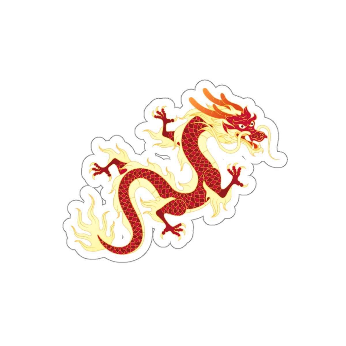 Dragon Stickers Year of the Dragon Sticker Dragon Water Bottle Stickers ...