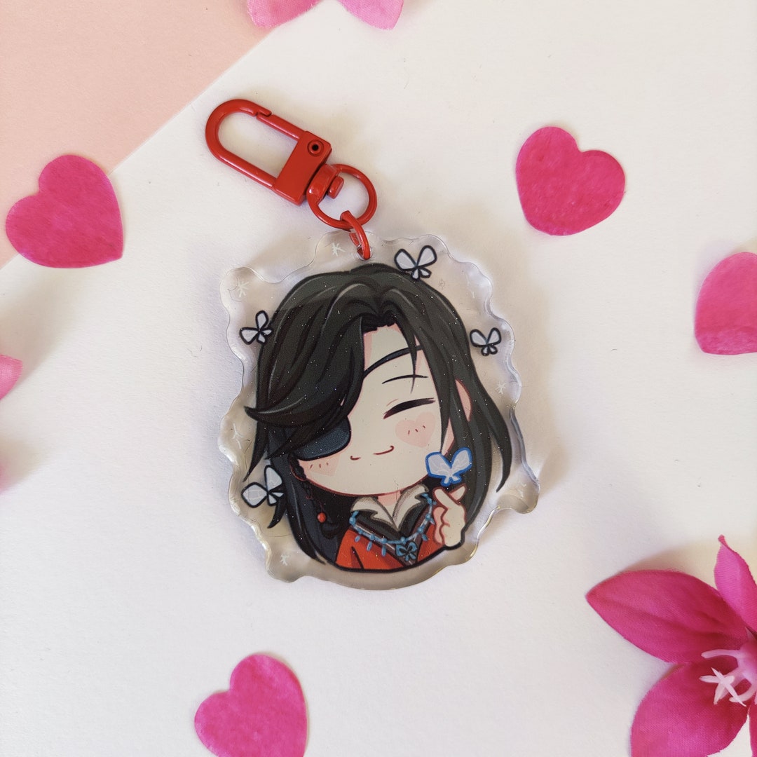 Danmei Hua Cheng Acrylic Glitter Keychain - Etsy